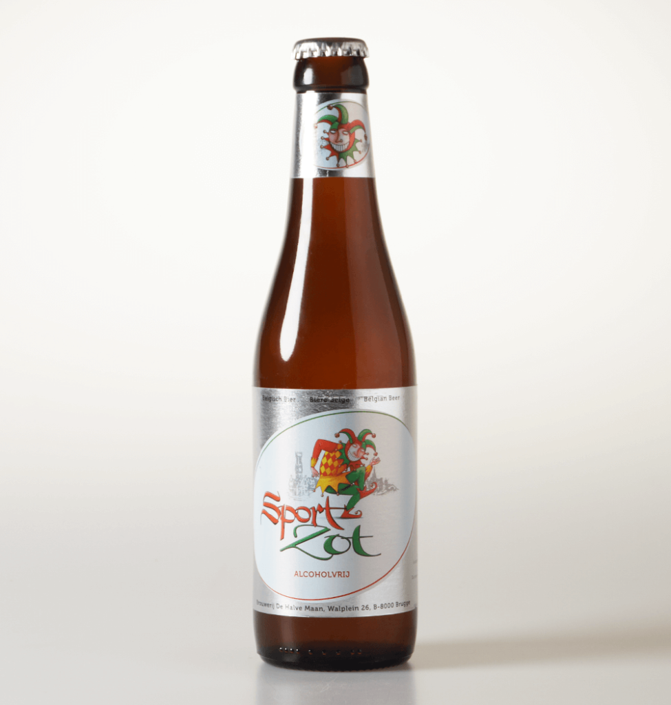 Halve Maan - Brugse Sport Zot Alcoholvrij 33cl - Melgers Wijn en Dranken