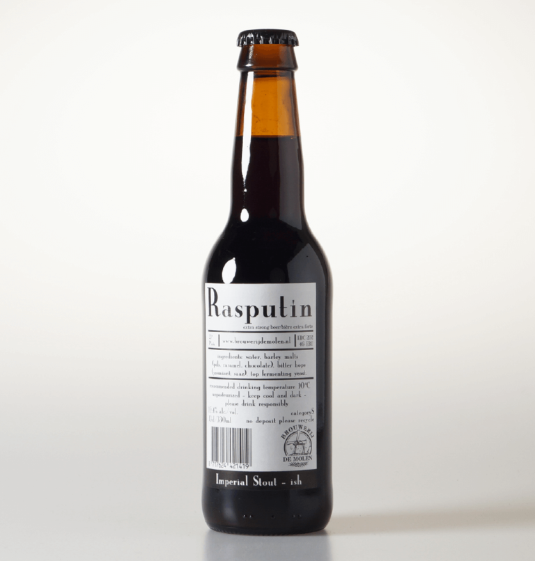 De Molen - Rasputin Imperial Stout 33cl - Melgers Wijn en Dranken