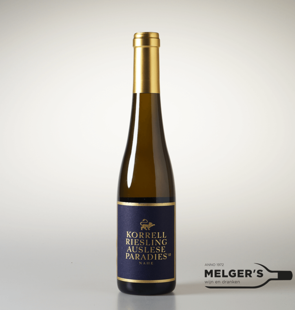 Korrell Riesling Auslese Paradies 2021 37,5cl - Melgers Wijn en Dranken