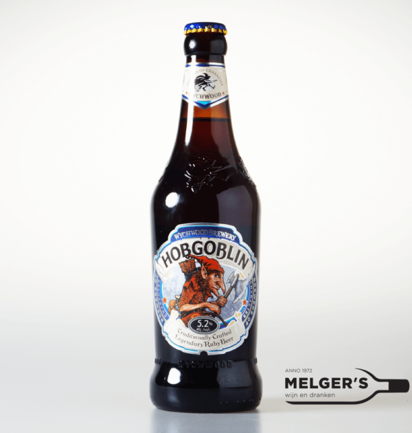 Wychwood - Hobgoblin Legendary Ruby Beer 50cl - Melgers Wijn en Dranken