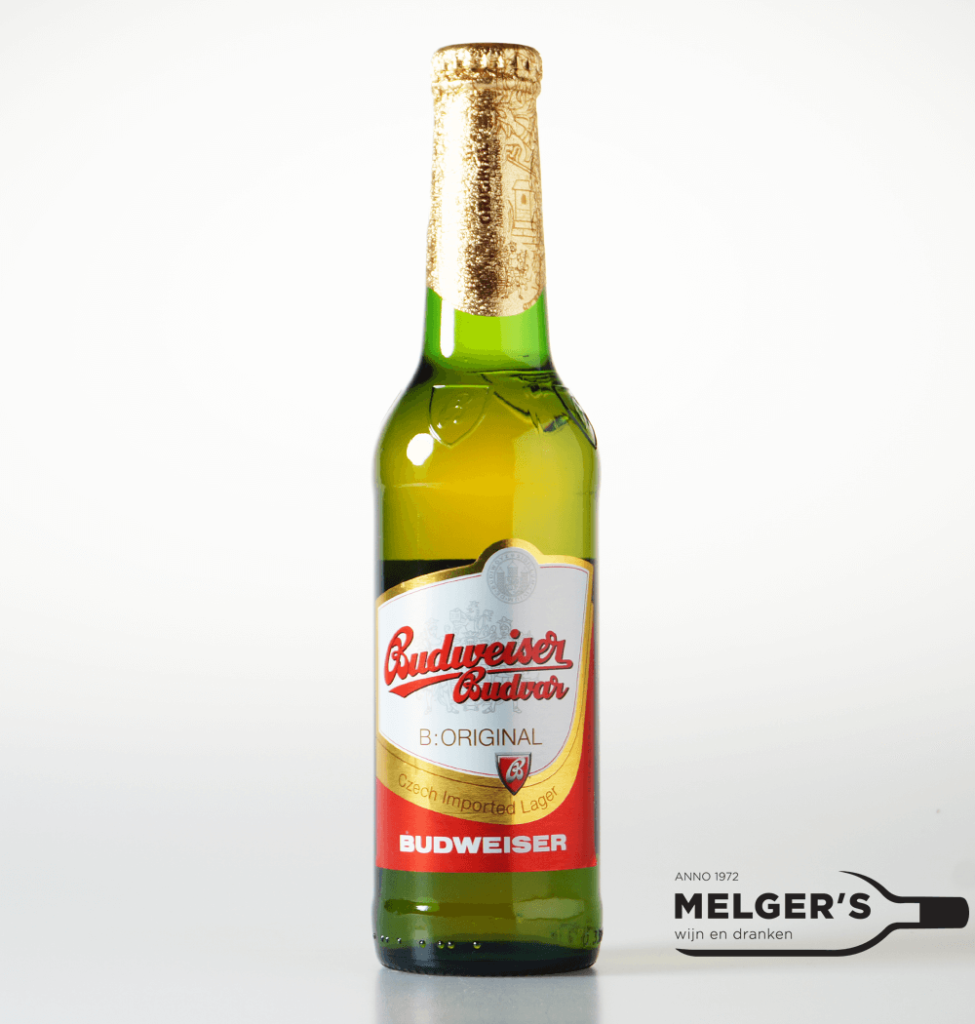 Budweiser - Budvar Original Czech Imported Lager 33cl - Melgers Wijn en ...