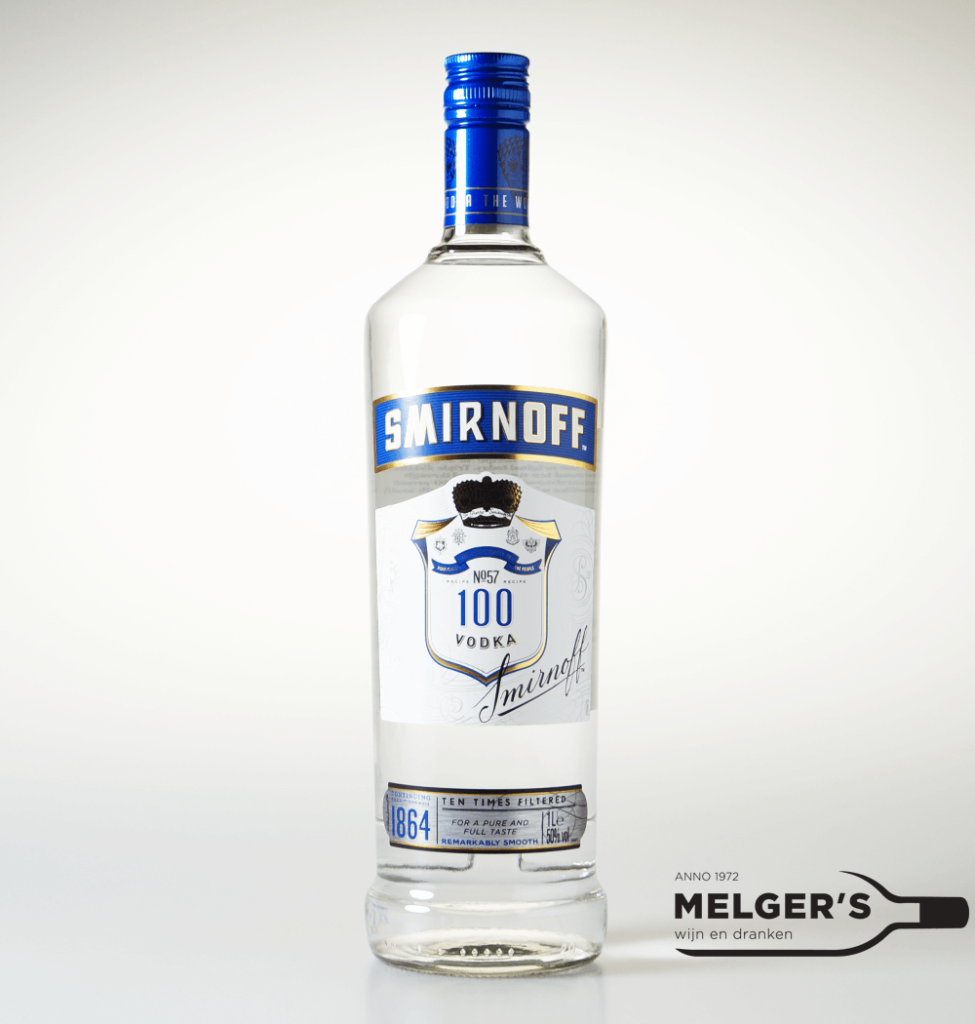 Smirnoff Blue Vodka 100cl - Melgers Wijn en Dranken