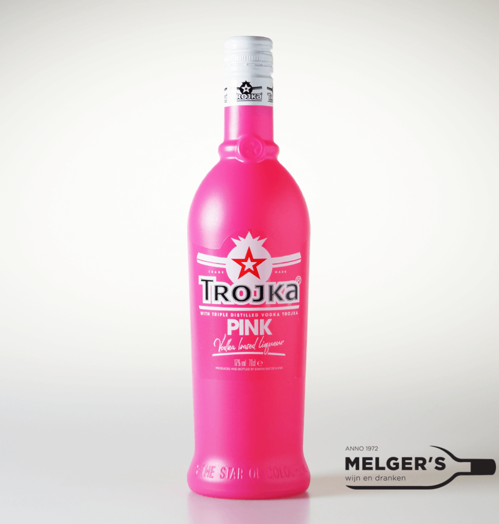 Trojka Vodka Pink 70cl - Melgers Wijn en Dranken