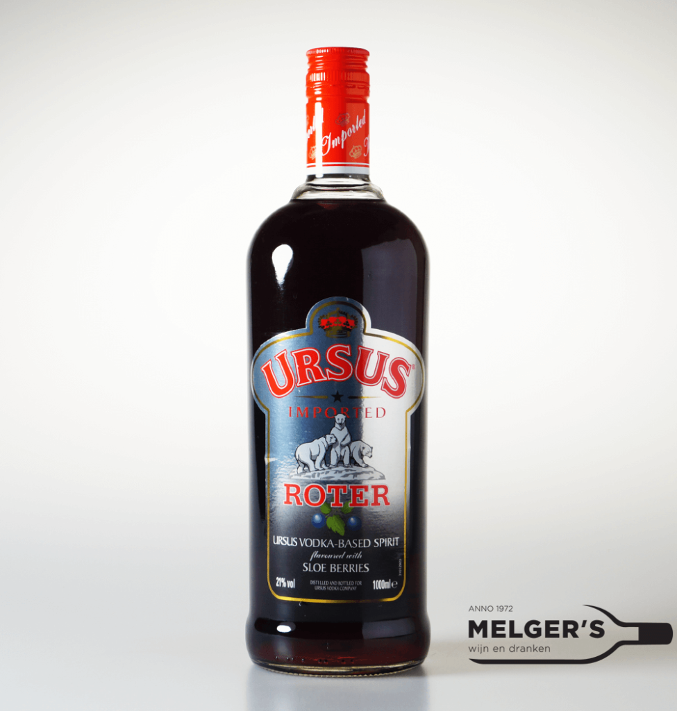 Ursus Roter Vodka 100cl - Melgers Wijn en Dranken