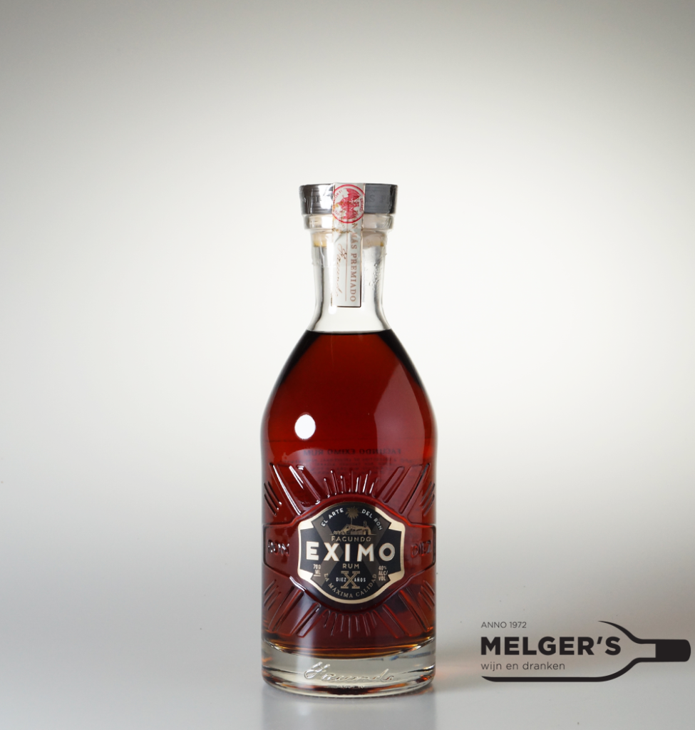 Bacardi Facundo Eximo 10 Years 70Cl - Melgers Wijn en Dranken