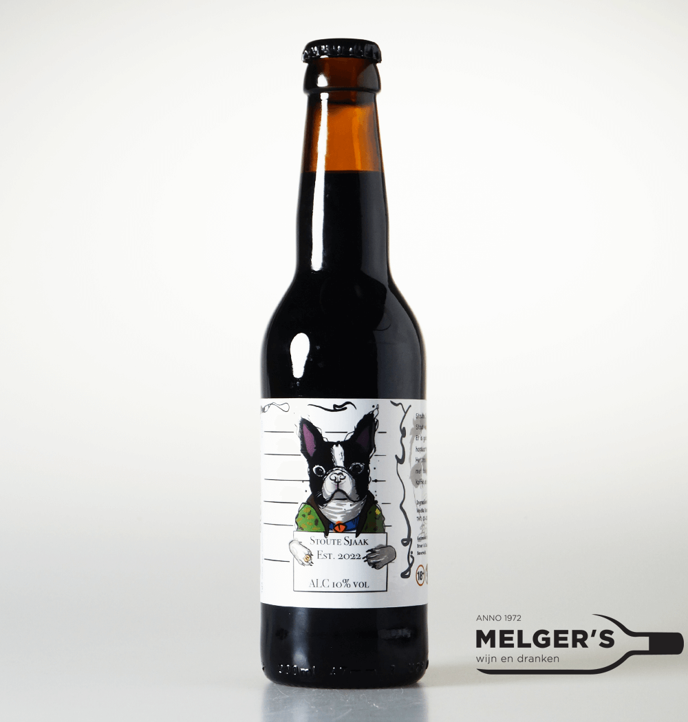 Brouwer Barry - Stoute Sjaak Imperial Stout 33cl - Melgers Wijn en Dranken