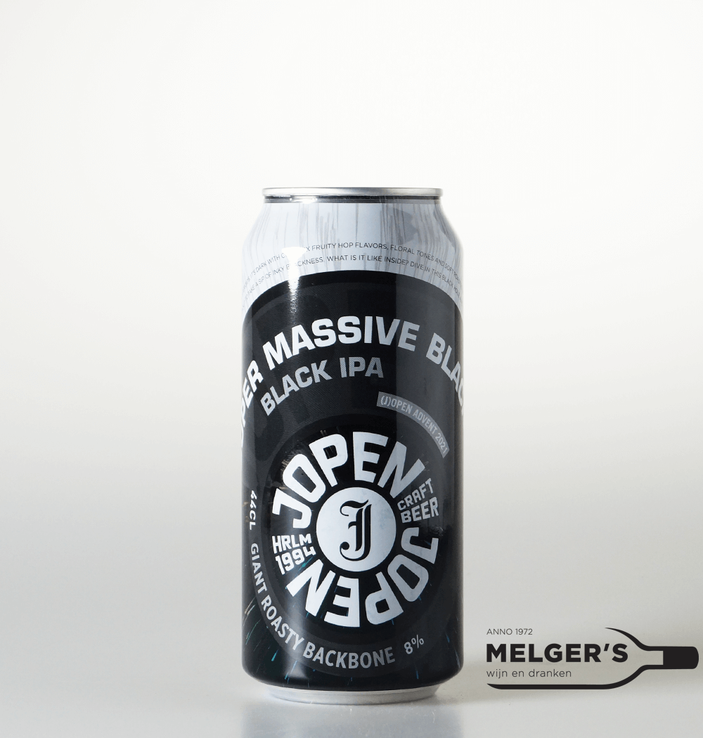 Jopen - Super Massive Double Black IPA 44cl Blik - Melgers Wijn en Dranken