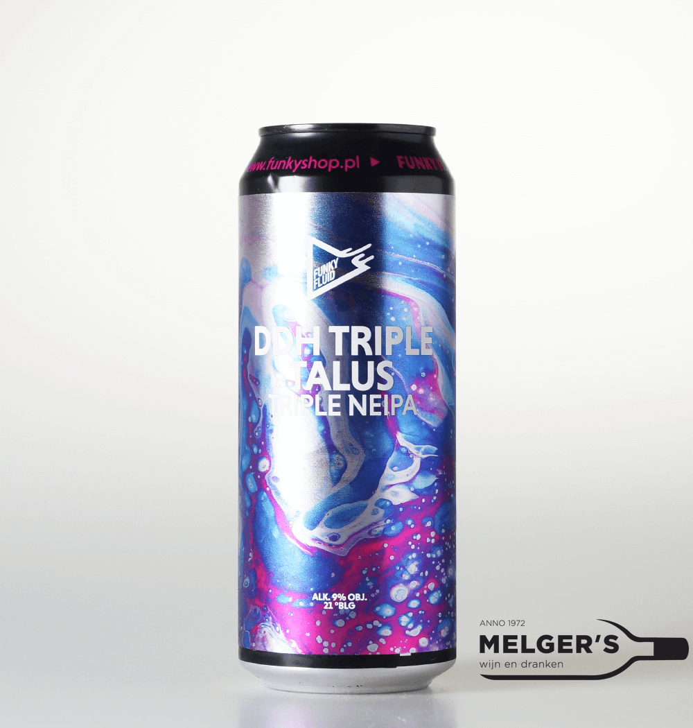 Funky Fluid - DDH Triple Talus Triple New England IPA 50cl Blik ...