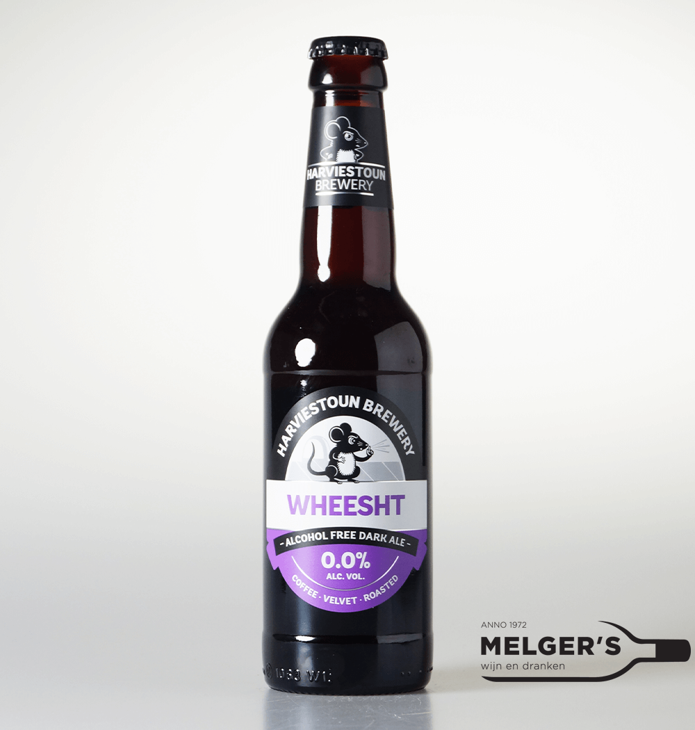 Harviestoun - Wheesht - Alcoholfree Dark Ale 33cl - Melgers Wijn en Dranken