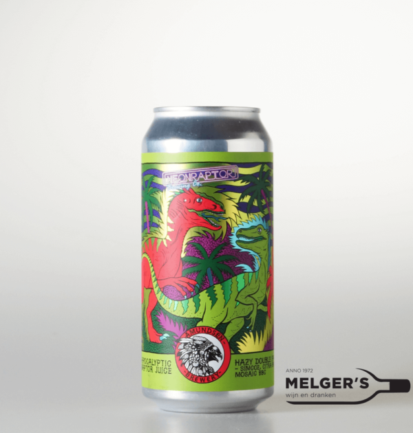 Amundsen x Neon Raptor – Apocalyptic Raptor Juice Hazy Double IPA 44cl ...