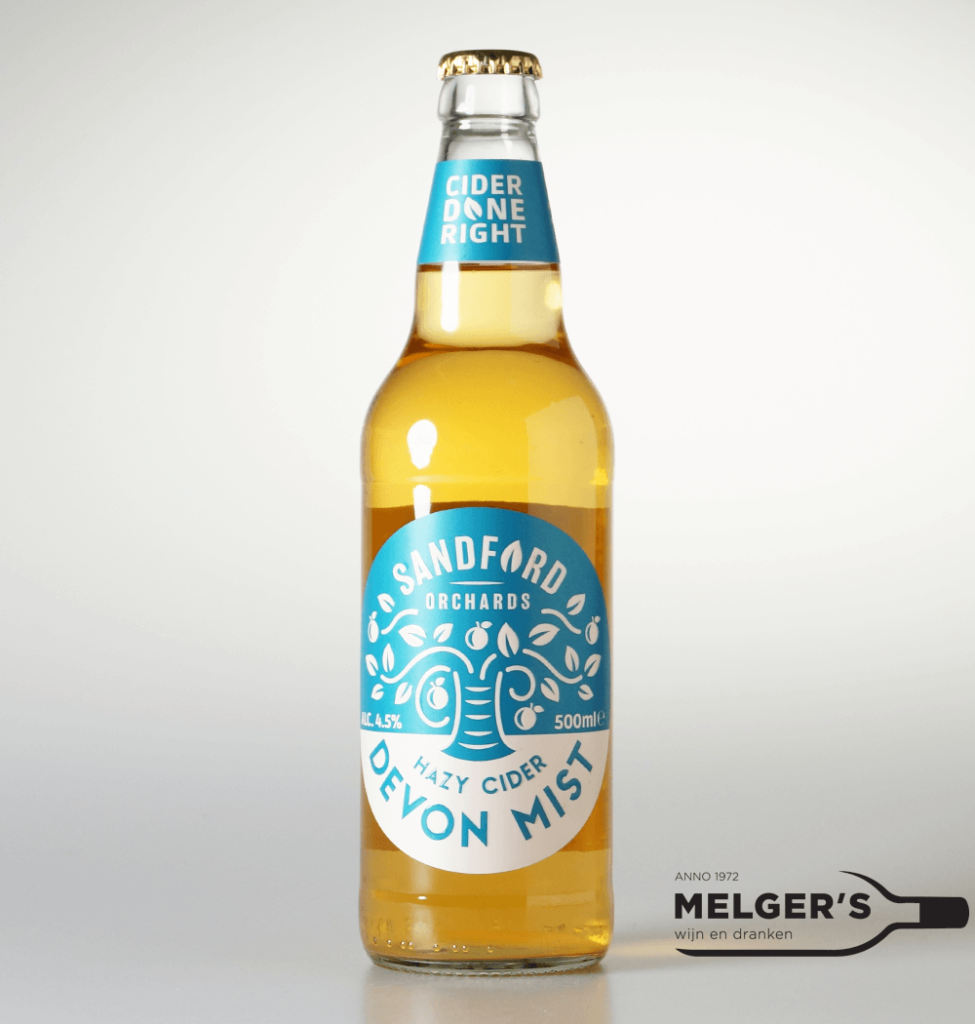 Sandford Orchards - Devon Mist Sparkling Cider 50cl - Melgers Wijn en ...
