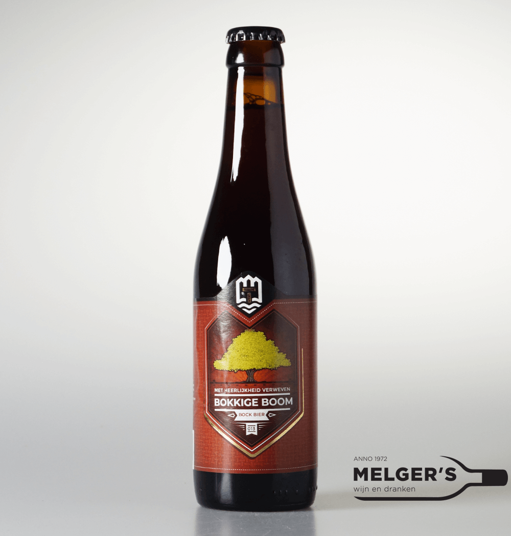 Stadsbrouwerij 013 - Bokkige Boom Bockbier 33cl - Melgers Wijn en Dranken