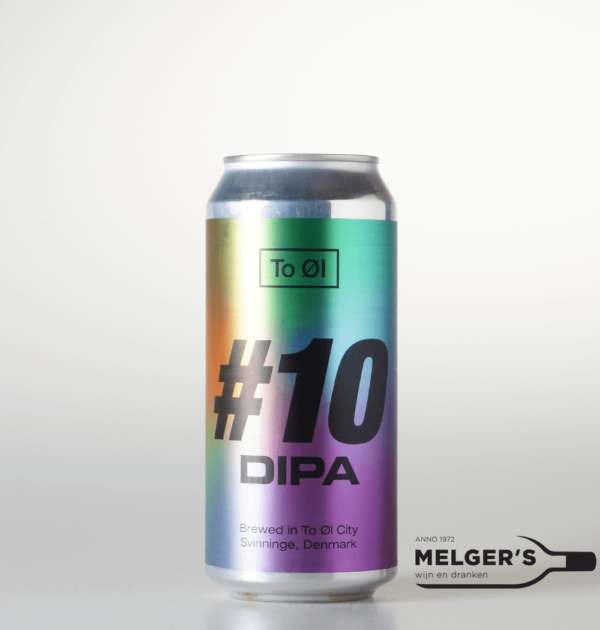To Øl - #10 DIPA Double New England IPA 44cl Blik - Melgers Wijn en Dranken