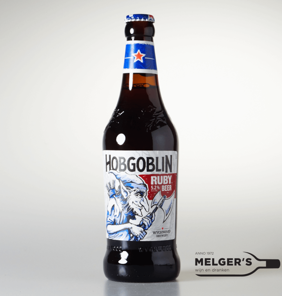 Wychwood - Hobgoblin Legendary Ruby Beer 50cl - Melgers Wijn en Dranken