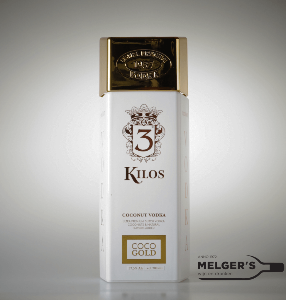 3 Kilos Coco Gold 70cl - Melgers Wijn en Dranken