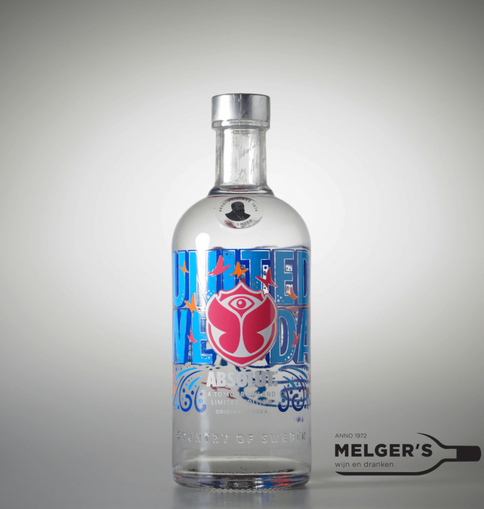 Absolut Tomorrowland Edition 2023 70cl - Melgers Wijn en Dranken