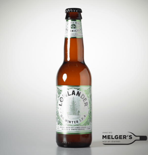 Lowlander – Winter IPA 0,3% 33cl Alcoholvrij - Melgers Wijn en Dranken
