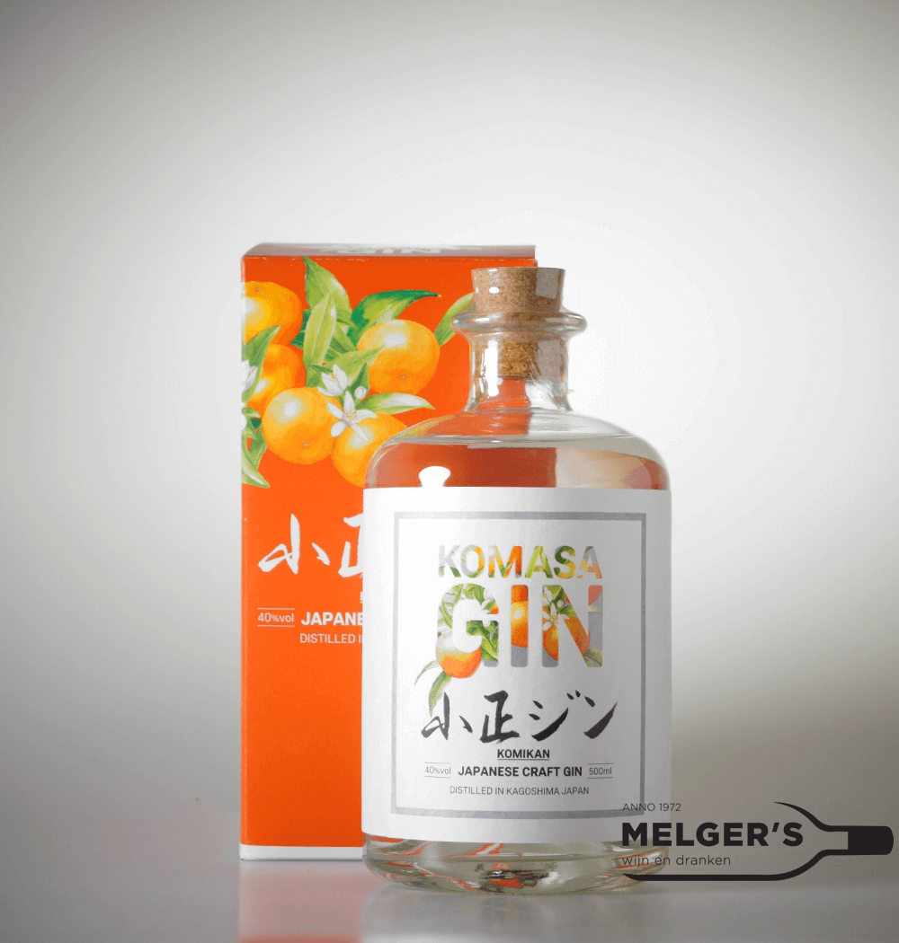 Komasa Gin Komikan 50Cl - Melgers Wijn en Dranken