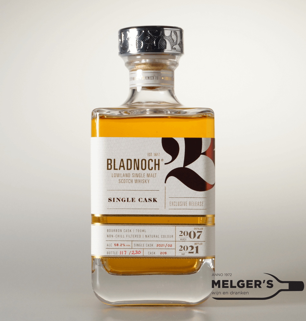 Bladnoch Single Cask 2021/02 70cl - Melgers Wijn en Dranken