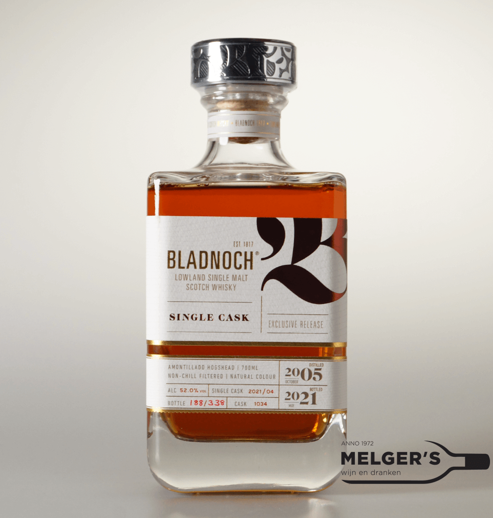 Bladnoch Single Cask 2021/04 70cl - Melgers Wijn en Dranken
