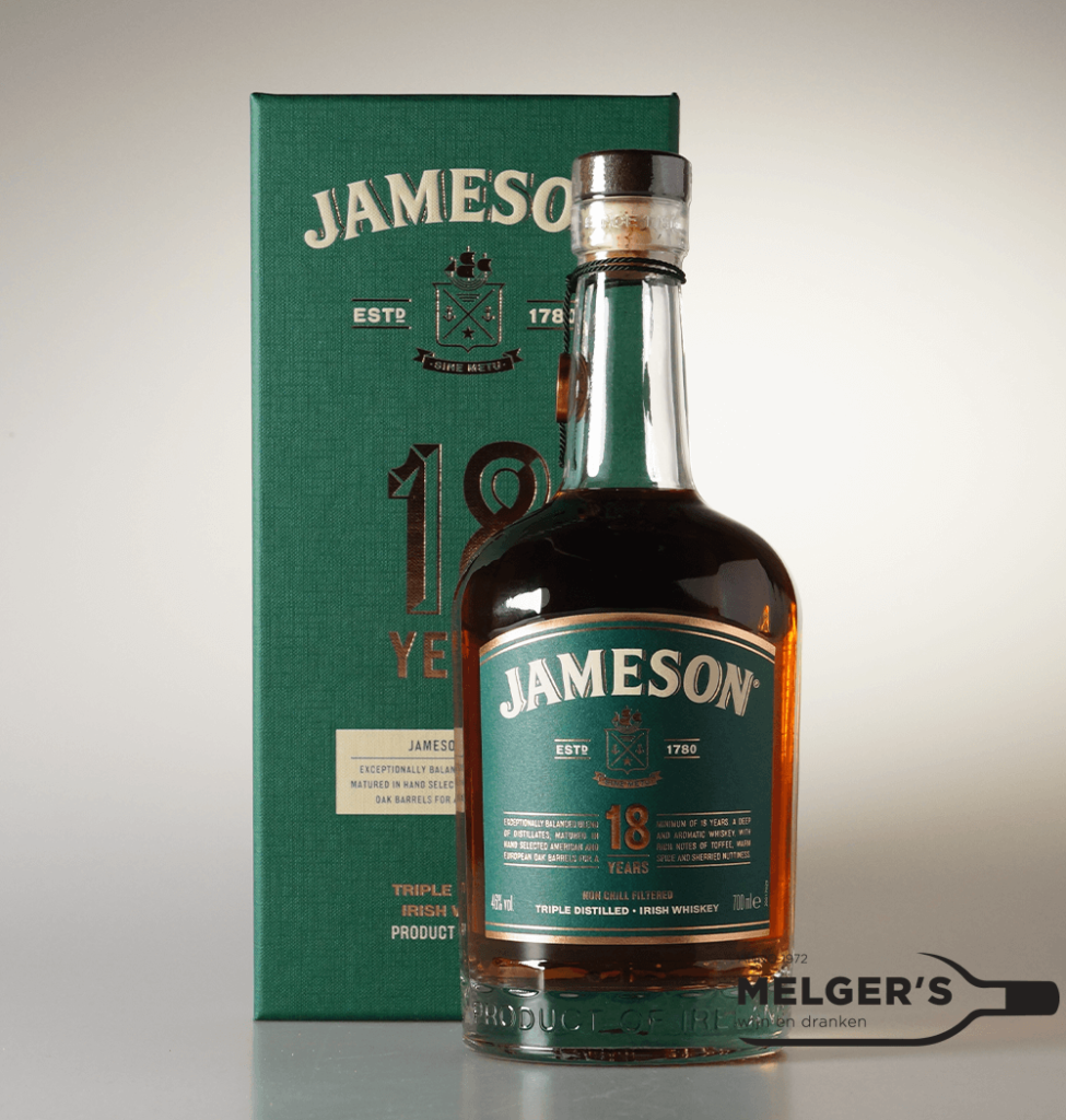 Jameson 18 Years 70cl - Melgers Wijn en Dranken