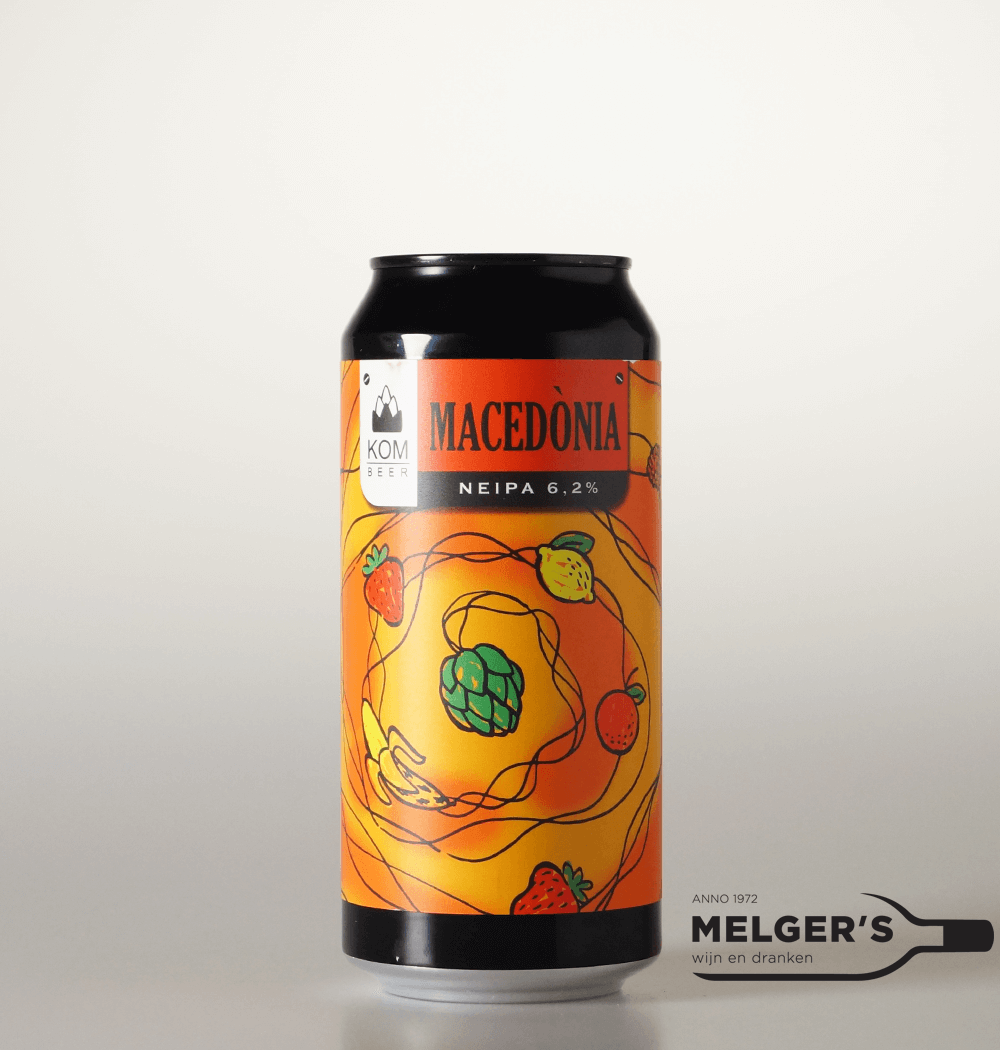 KOM Beer - MACEDONIA NEIPA 44cl Blik - Melgers Wijn en Dranken