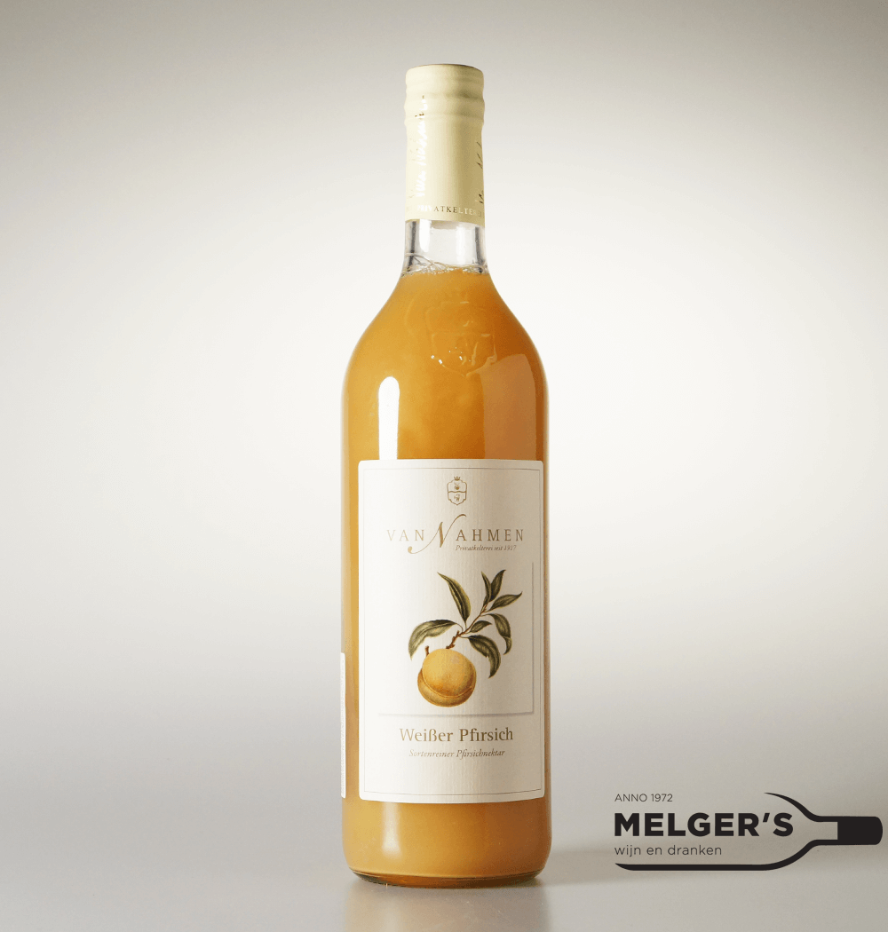 Van Nahmen Perzik sap 75cl - Melgers Wijn en Dranken