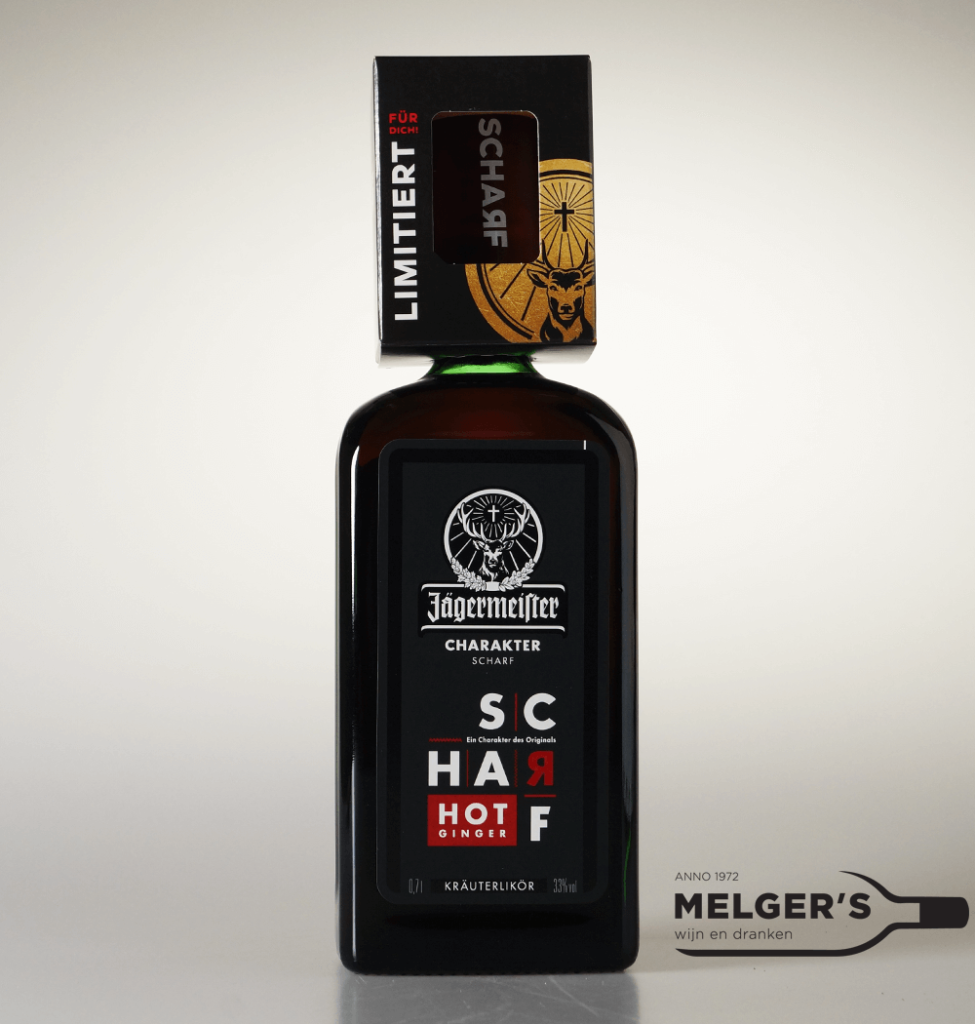 Jagermeister Scharf Spiced Ginger 70 cl 70cl - Melgers Wijn en Dranken