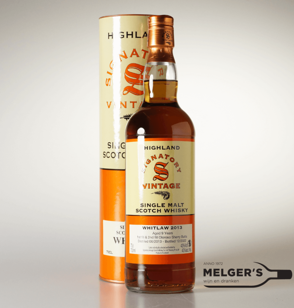 Signatory Vintage Whitlaw 2013 Copper 70cl - Melgers Wijn en Dranken