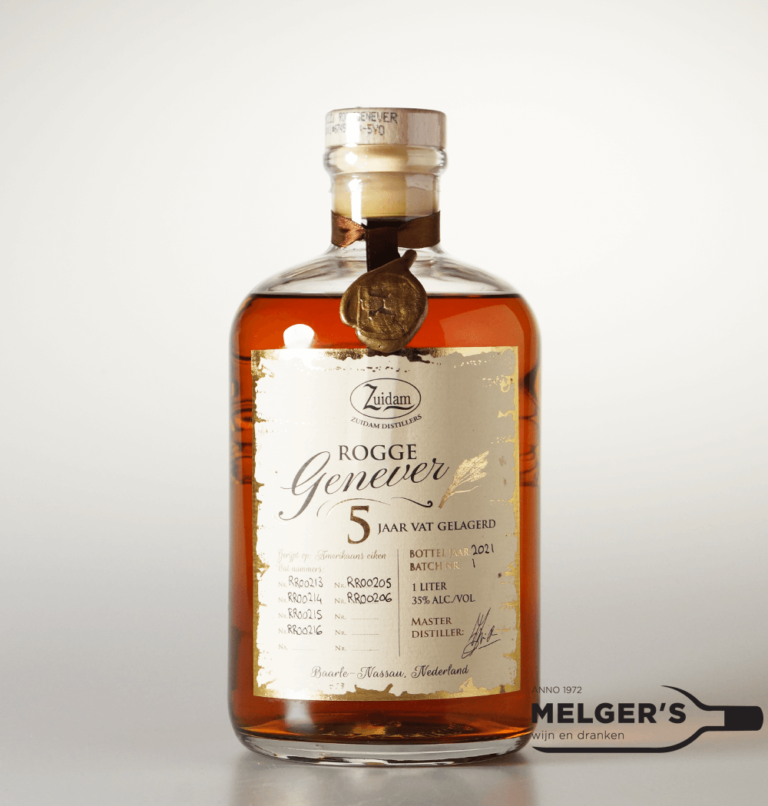 Zuidam Rogge 5 Jaar 1L - Melgers Wijn en Dranken