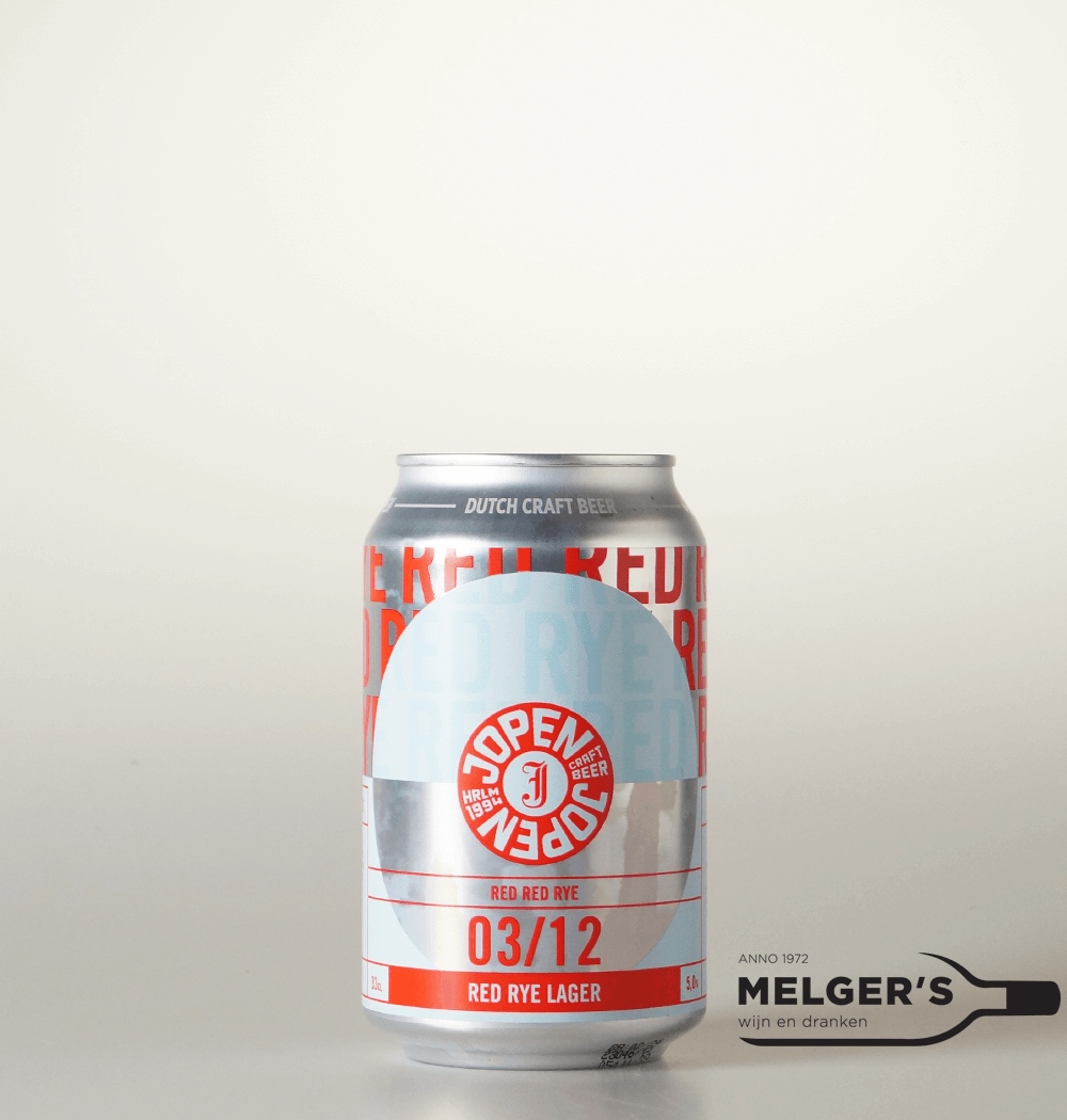 Jopen - Red Red Rye Lager Chapter 03/12 2023 33cl Blik - Melgers Wijn ...