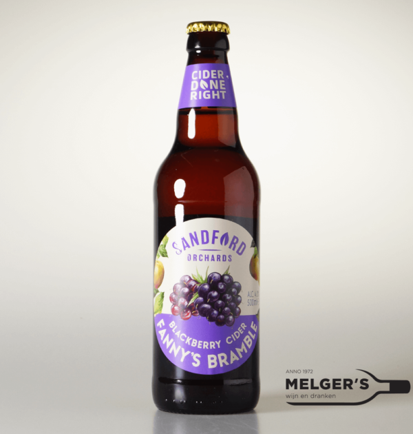Sandford Orchards - Fanny's Bramble Blackberry Cider 50cl - Melgers ...
