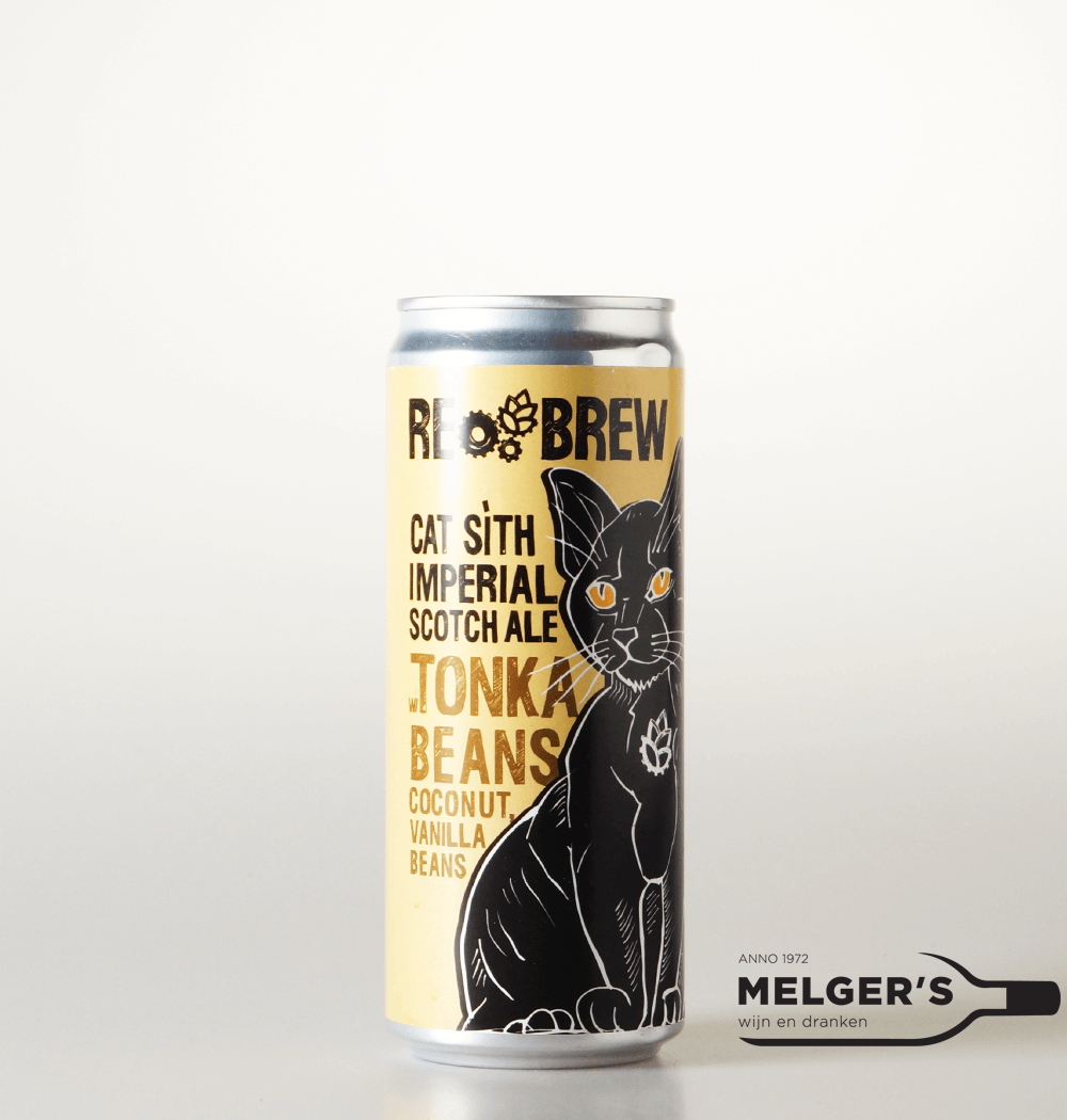 Rebrew - Cat Sìth Imperial Scotch Ale Tonka Beans, Coconut & Vanilla Beans 33cl Blik - Melgers ...