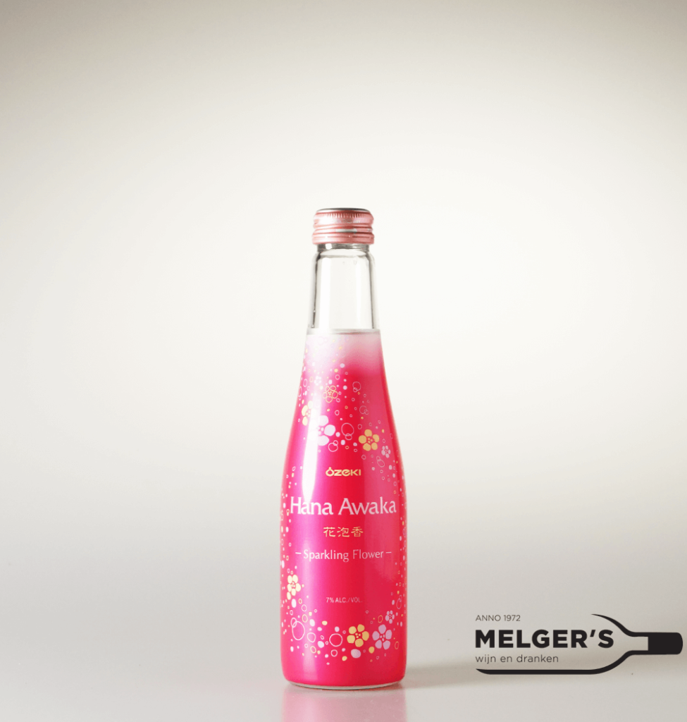 Hana Awaka Sparkling Flower Sake 25cl - Melgers Wijn en Dranken
