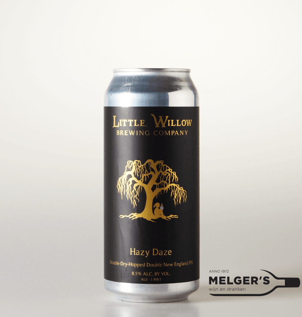 Little Willow - Hazy Daze 2nd Anniversary DDH Double NEIPA 47,3cl Blik - Melgers Wijn en Dranken