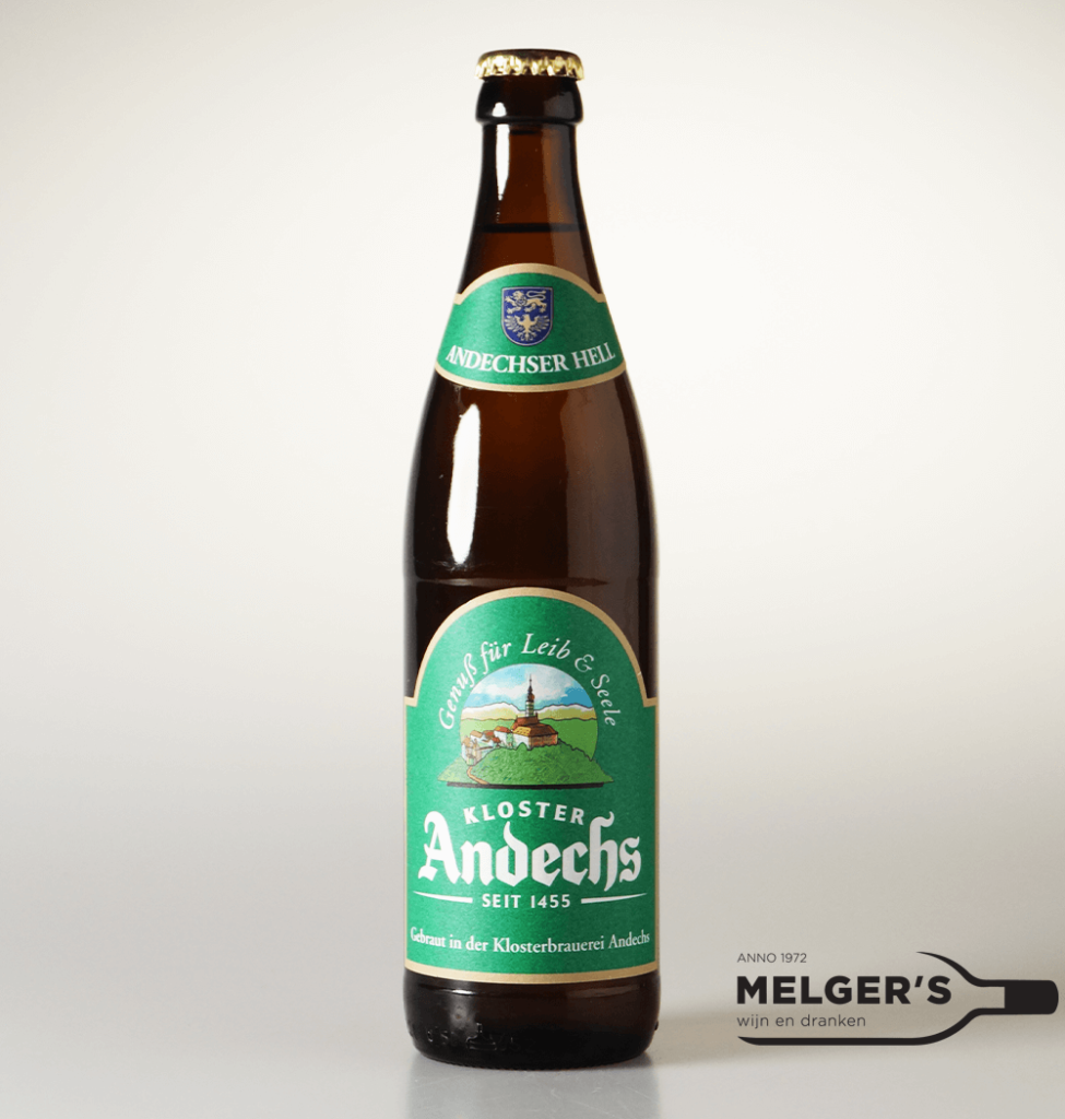 Andechs - Andechser Hell Lager 50cl - Melgers Wijn en Dranken