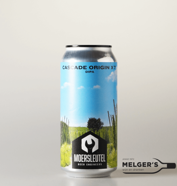 Moersleutel - Cascade Origin X7 DIPA 44cl Blik - Melgers Wijn en Dranken