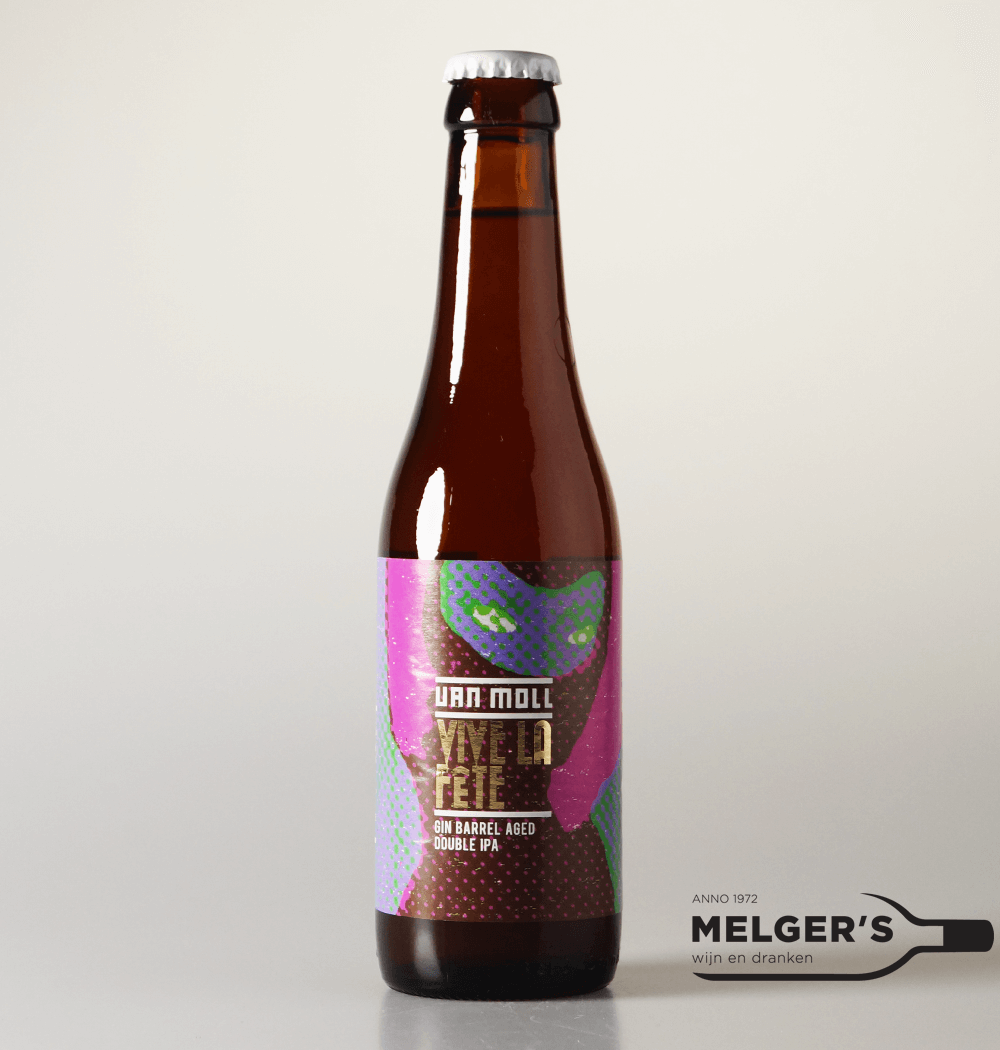 Van Moll - Vive La Fête Gin Barrel Aged Double IPA 33cl - Melgers Wijn ...